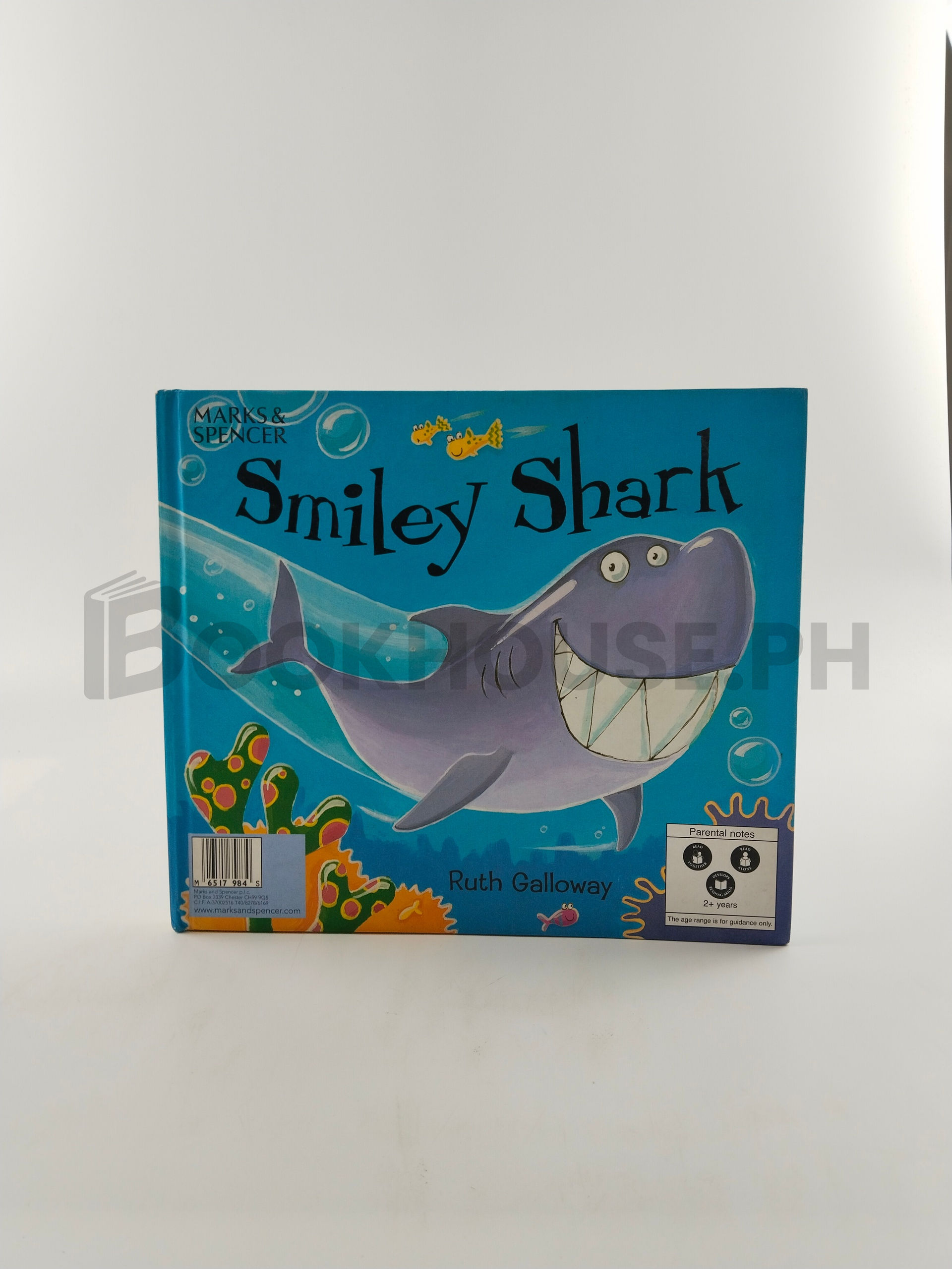 Fidgety Fish, Smiley Shark by Mark & Spencer - Bookhouse.PH